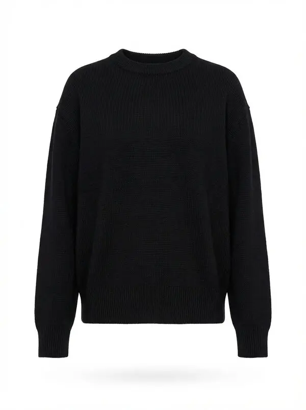 THE FRANKIE SHOP Rafaela Padded Knit Sweater - Black