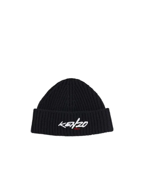Kenzo Wool Beanie - Black