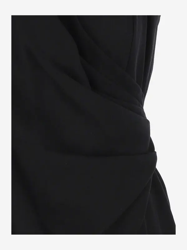 Balmain Halterneck Draped Mini Dress