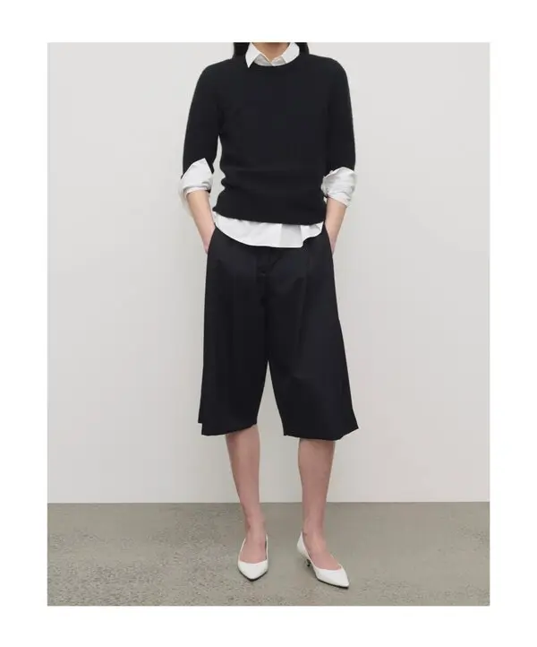 THE ROW Kalyan Pleated Shorts