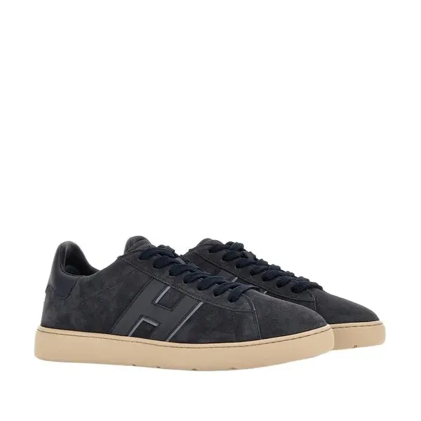 Hogan Low-top Sneakers With H Detail - Blue