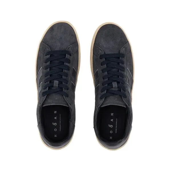 Hogan Low-top Sneakers With H Detail - Blue