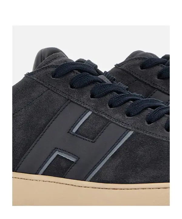 Hogan Low-top Sneakers With H Detail - Blue