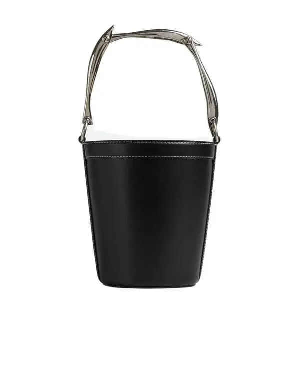 Bottega Veneta Bucket Bag With Metal Handle