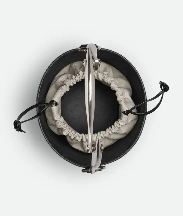 Bottega Veneta Bucket Bag With Metal Handle