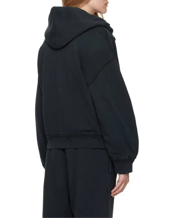 MAISON MARGIELA Distressed Zip-up Hoodie