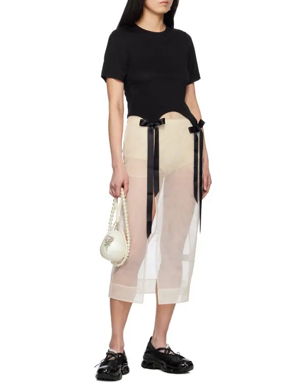 Simone Rocha Bow Detail T-shirt