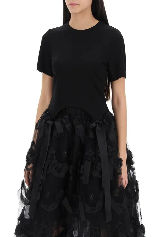 Simone Rocha Bow Detail T-shirt