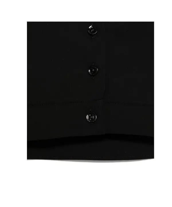 Monnalisa Sleeveless Cropped Top With Heart Detail