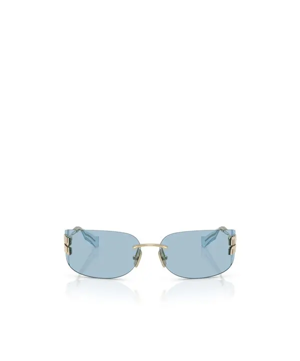 Miu Miu Rimless Sunglasses - Blue