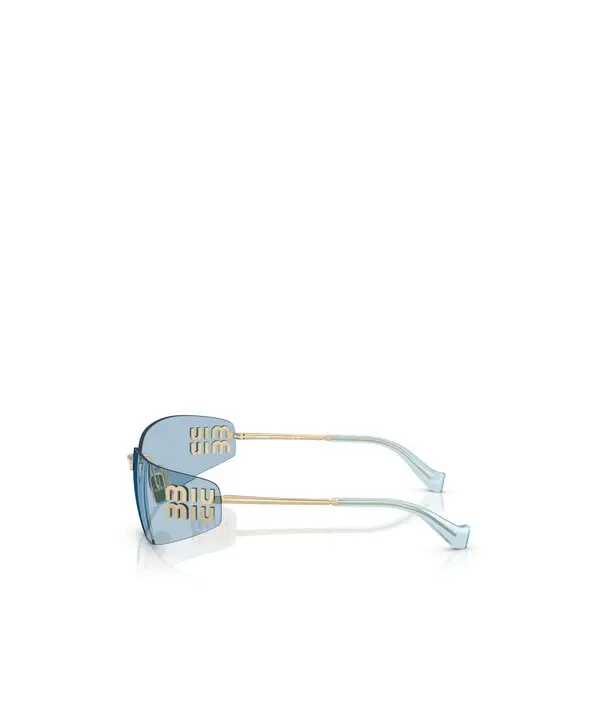 Miu Miu Rimless Sunglasses - Blue