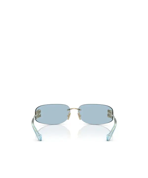 Miu Miu Rimless Sunglasses - Blue