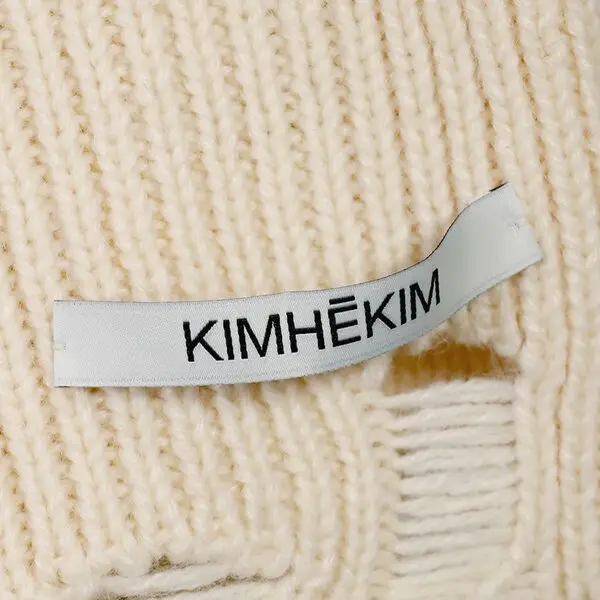 KIMHEKIM Ribbed Sling With U-neck And Zipper