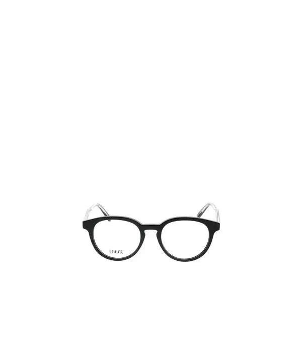 Dior Round Frame Eyeglasses - White