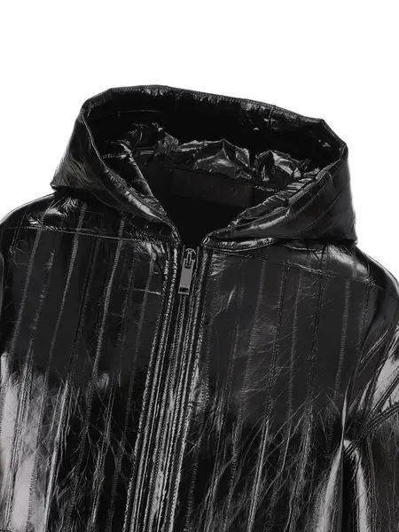 Valentino Garavani Zip-up Coat With Hood
