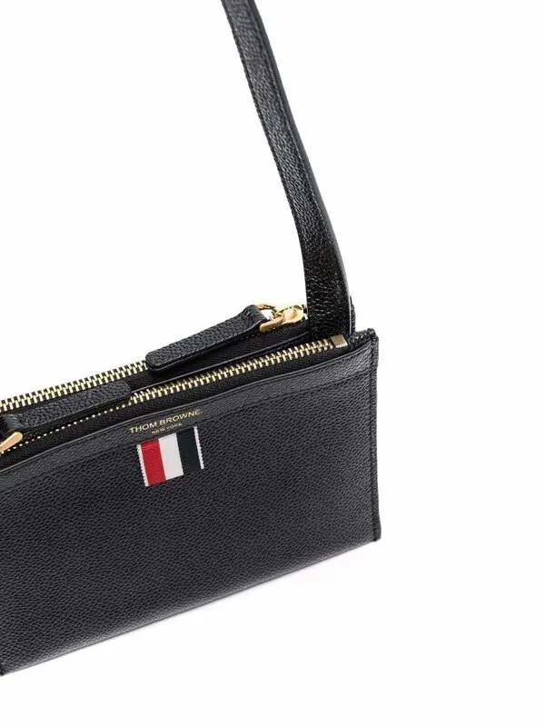 Thom Browne Rwb Tab Zipped Crossbody Bag