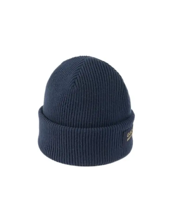 Gucci Logo Patch Wool Beanie - Blue
