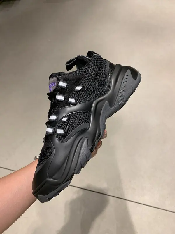 Valentino Garavani Low-top Sneakers With Embroidered Logo And Zip Closure