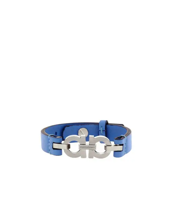 FERRAGAMO Double Gancini Bracelet - Brut