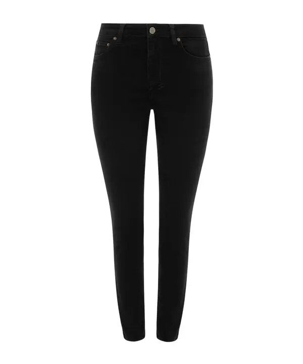Ksubi Spray On Cropped Jeans - Black