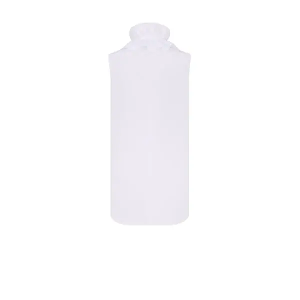 Dior Sleeveless Blouse With Detachable Ruched Collar