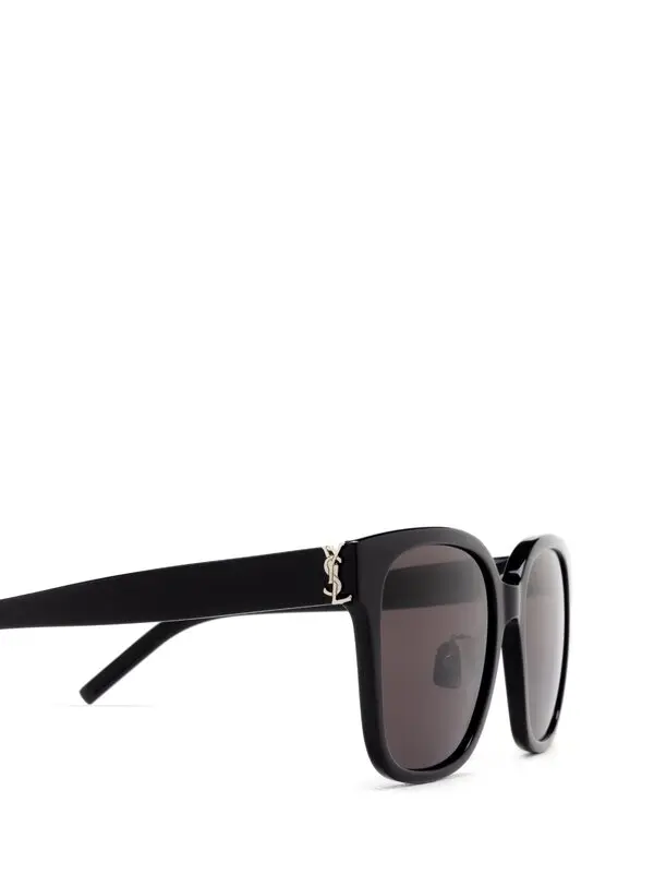 Saint Laurent Square Frame Sunglasses - Black