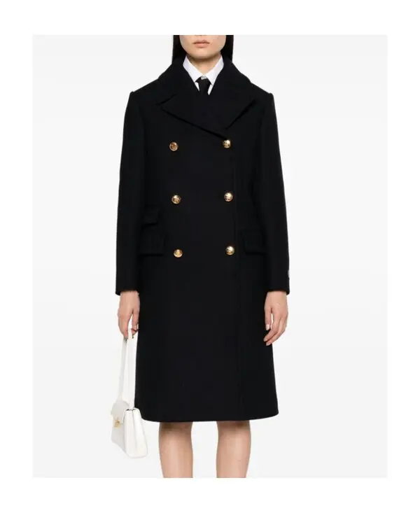 Prada Double-breasted Long Coat