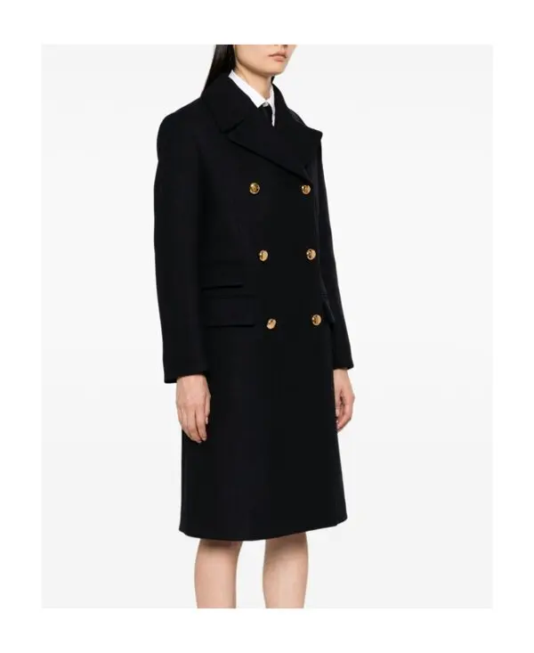 Prada Double-breasted Long Coat
