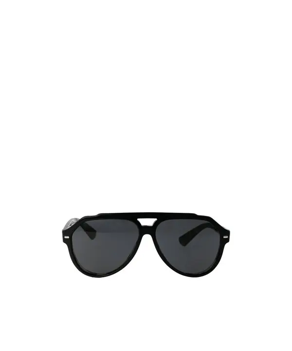 Dolce & Gabbana Aviator Frame Sunglasses - Black