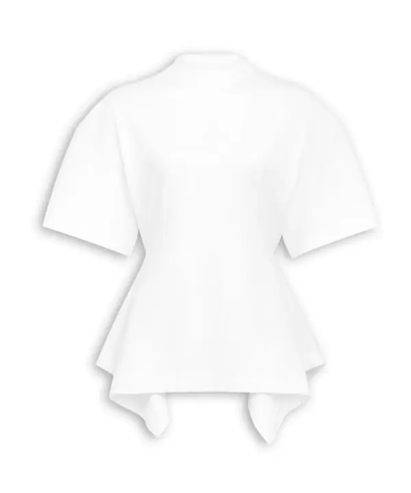 Alaïa Panelled T-shirt - White