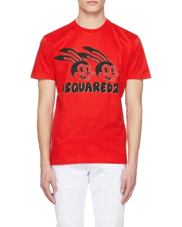 Dsquared2 Logo Printed Crewneck T-shirt