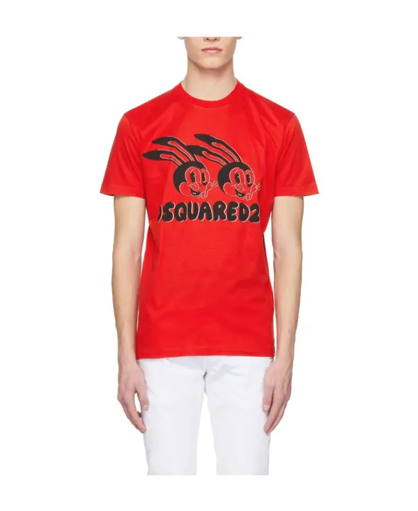 Dsquared2 Logo Printed Crewneck T-shirt