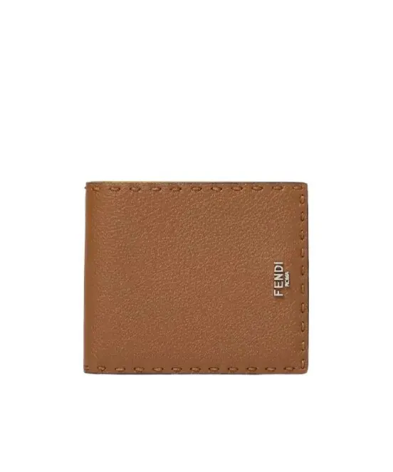 Fendi Selleria Bi-fold Wallet - Brown