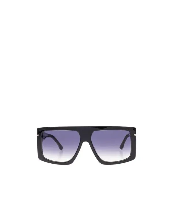 Victoria Beckham Geometric-frame Sunglasses - Black