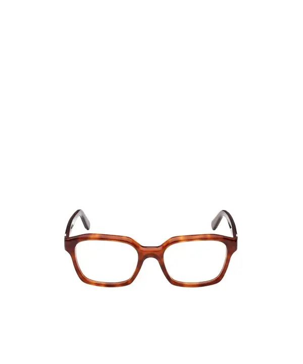 Moncler Square Frame Eyeglasses - Red