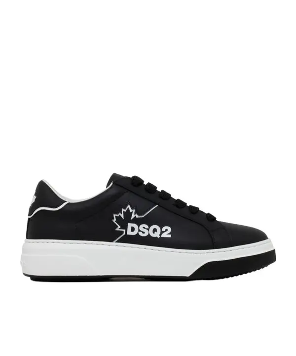 Dsquared2 Round Toe Low Top Casual Sneakers