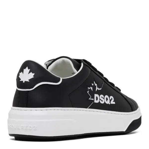 Dsquared2 Round Toe Low Top Casual Sneakers