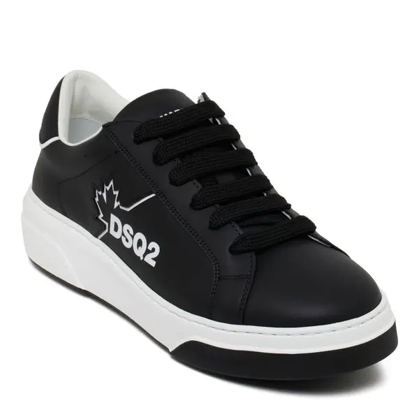 Dsquared2 Round Toe Low Top Casual Sneakers