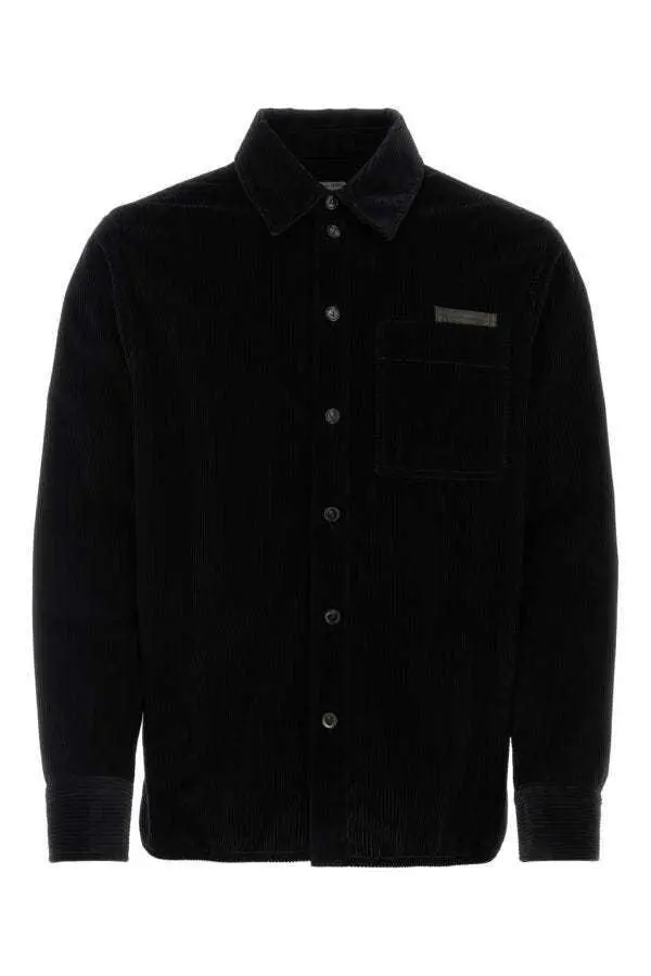 Bottega Veneta Buttoned Corduroy Shirt