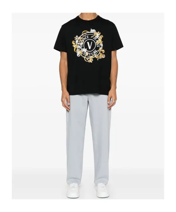 Versace Baroque Logo T-shirt - Black