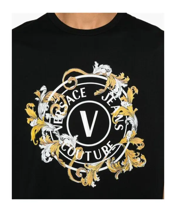 Versace Baroque Logo T-shirt - Black