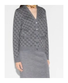 Gucci Gg Shadow Jacquard Cardigan