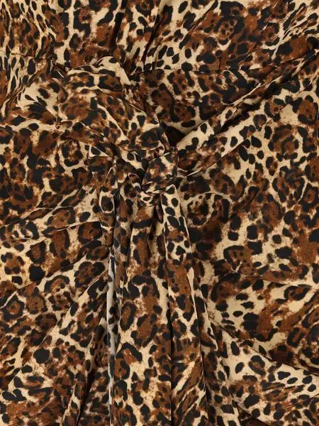 Isabel Marant Étoile Leopard Print" Long-sleeve Dress