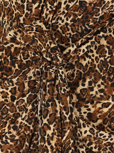 Isabel Marant Étoile Leopard Print Long Sleeve Dress