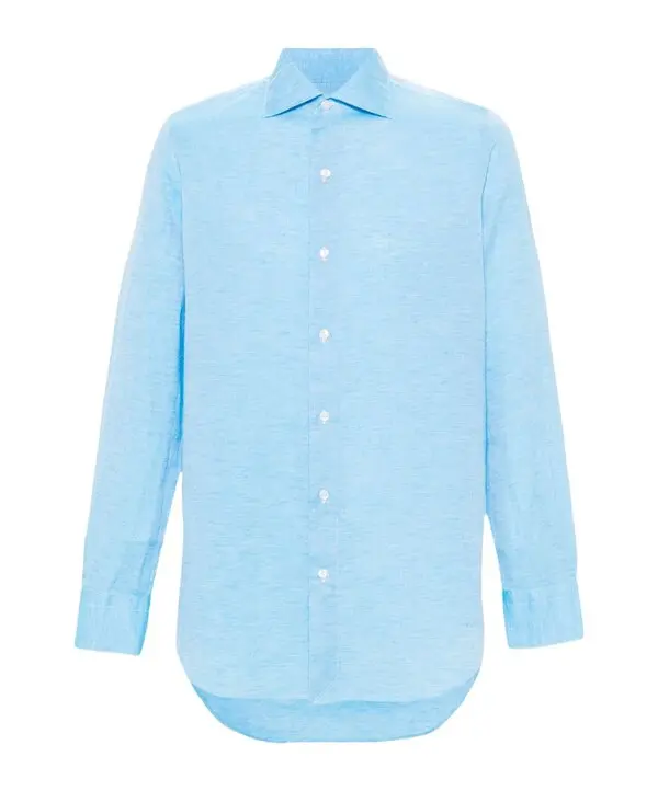 FINAMORE 1925 Long-sleeves Shirt - Blue