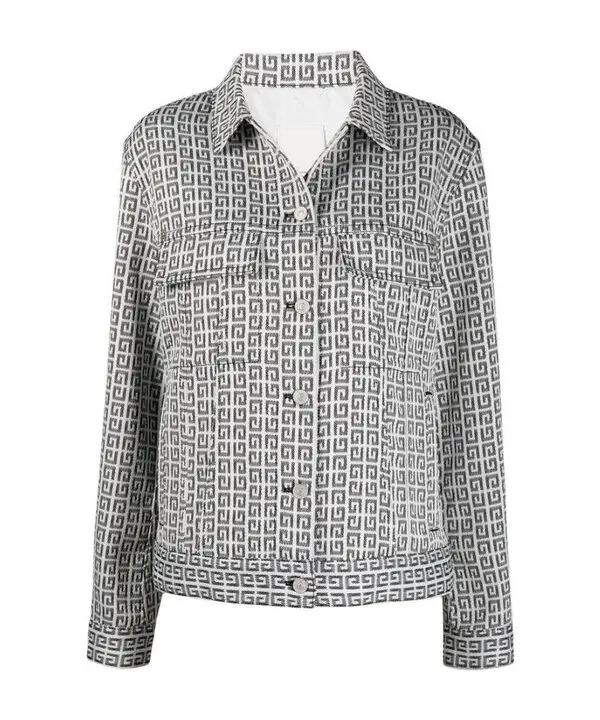Givenchy 4g Jacquard Denim Jacket