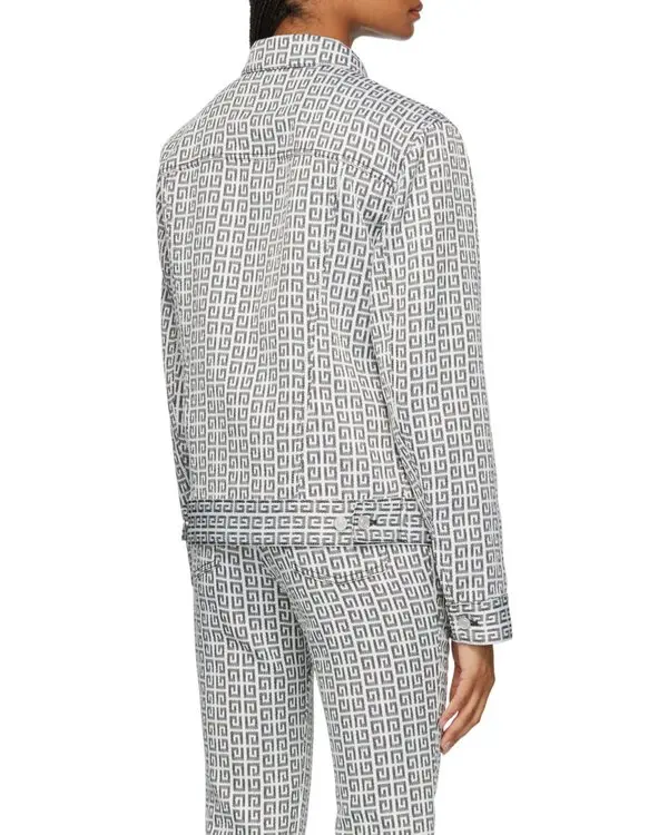 Givenchy 4g Jacquard Denim Jacket