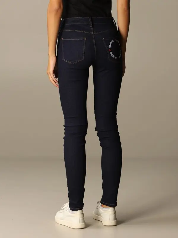 Moschino Embroidered Skinny Jeans