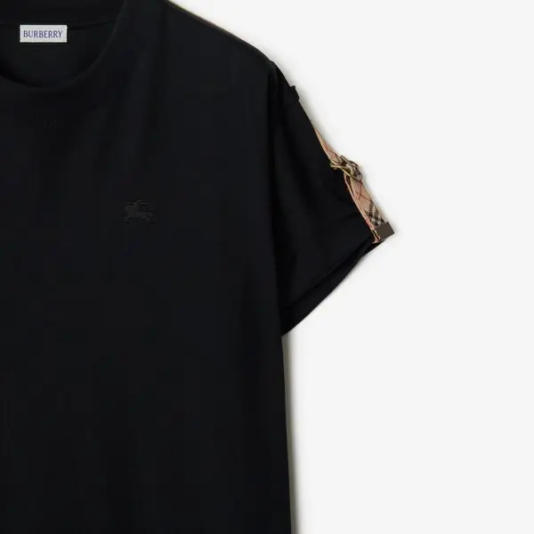 Burberry Logo Embroidered Crewneck T-shirt Dress