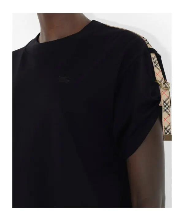 Burberry Logo Embroidered Crewneck T-shirt Dress